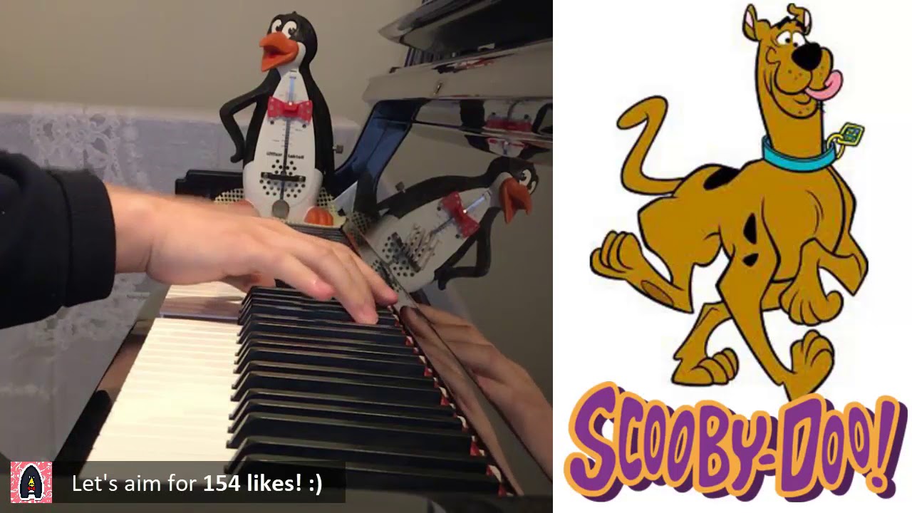 Scooby Doo Theme Song (Piano Cover by Amosdoll) - YouTube