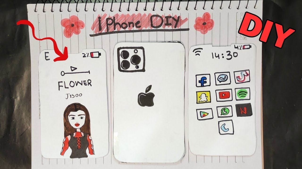 [💸 paperdiy💸] PAPER Mobile Phone💡ASMR Tutorial paper play |Paper Play ...