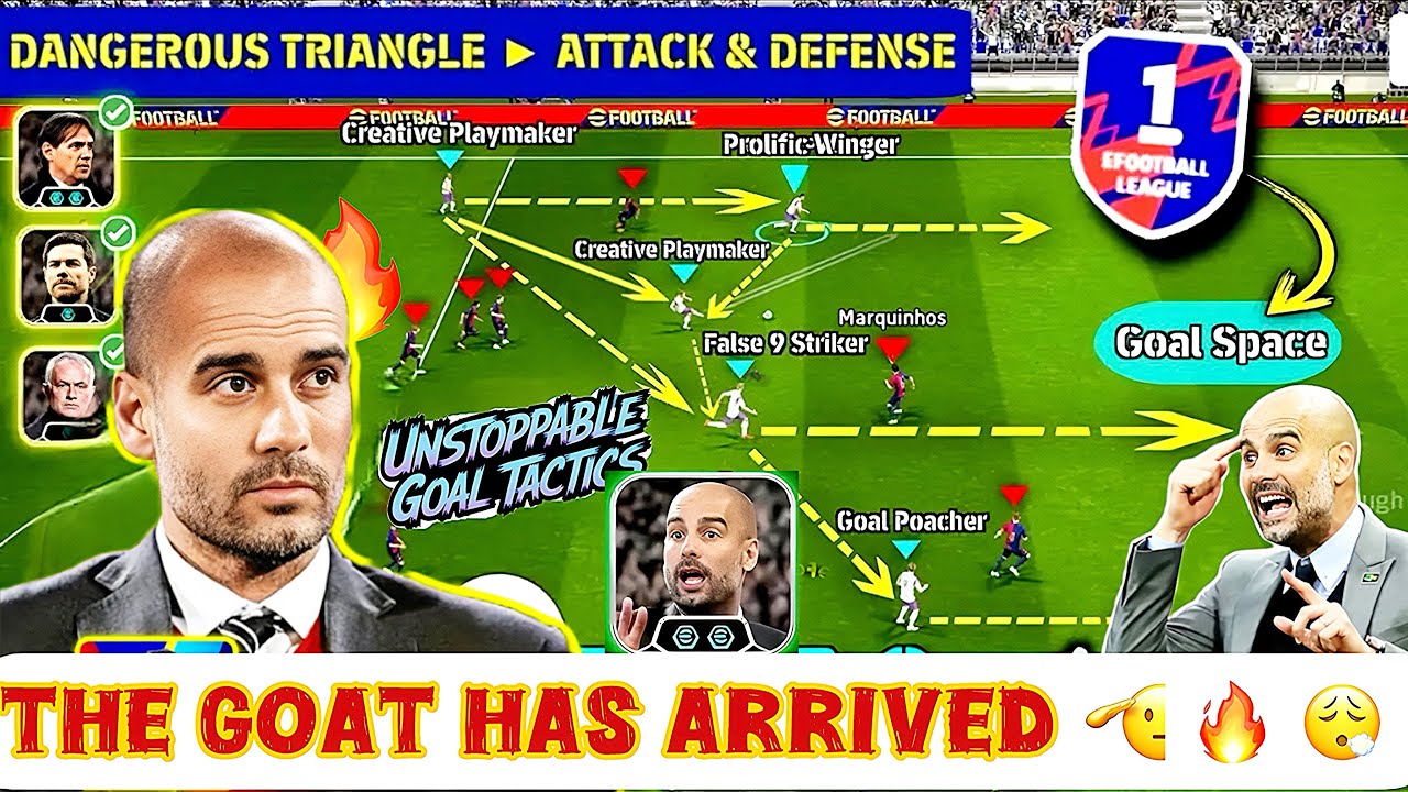 EFOOTBALL 2026 PEP GUARDIOLA BEST POSSESSION GAME FORMATION - YouTube