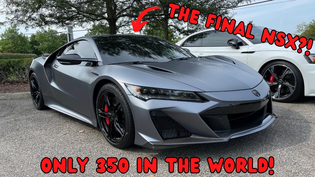 RARE Acura NSX Type S at Columbus Cars and Coffee! - YouTube