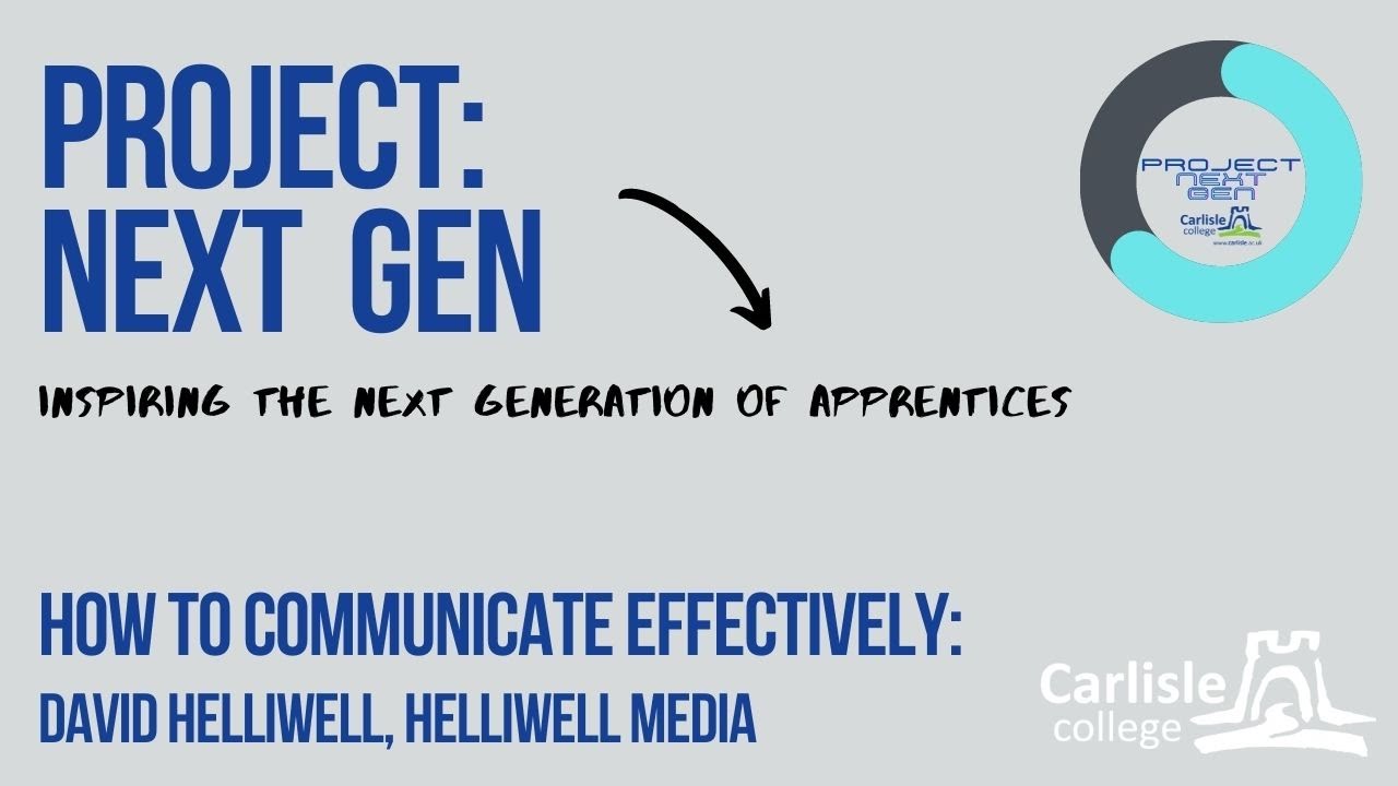 How to Communicate Effectively, David Helliwell, Helliwell Media - YouTube