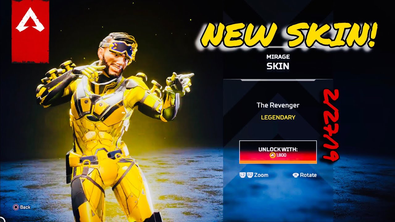 *NEW* Mirage The Revenger Legendary Skin - YouTube