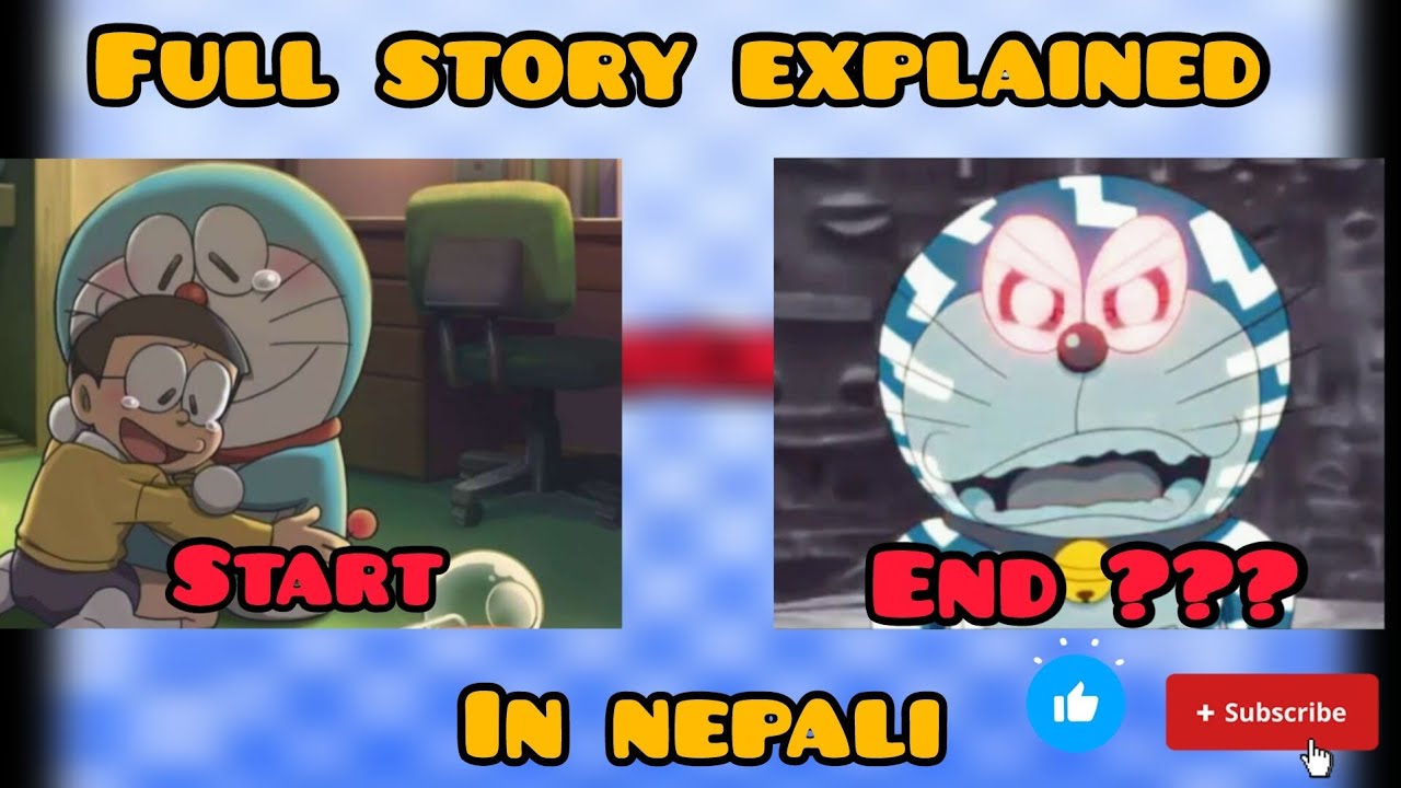 Doraemon Full Story Explained in Nepali in 12 minutes* Doraemon को ...