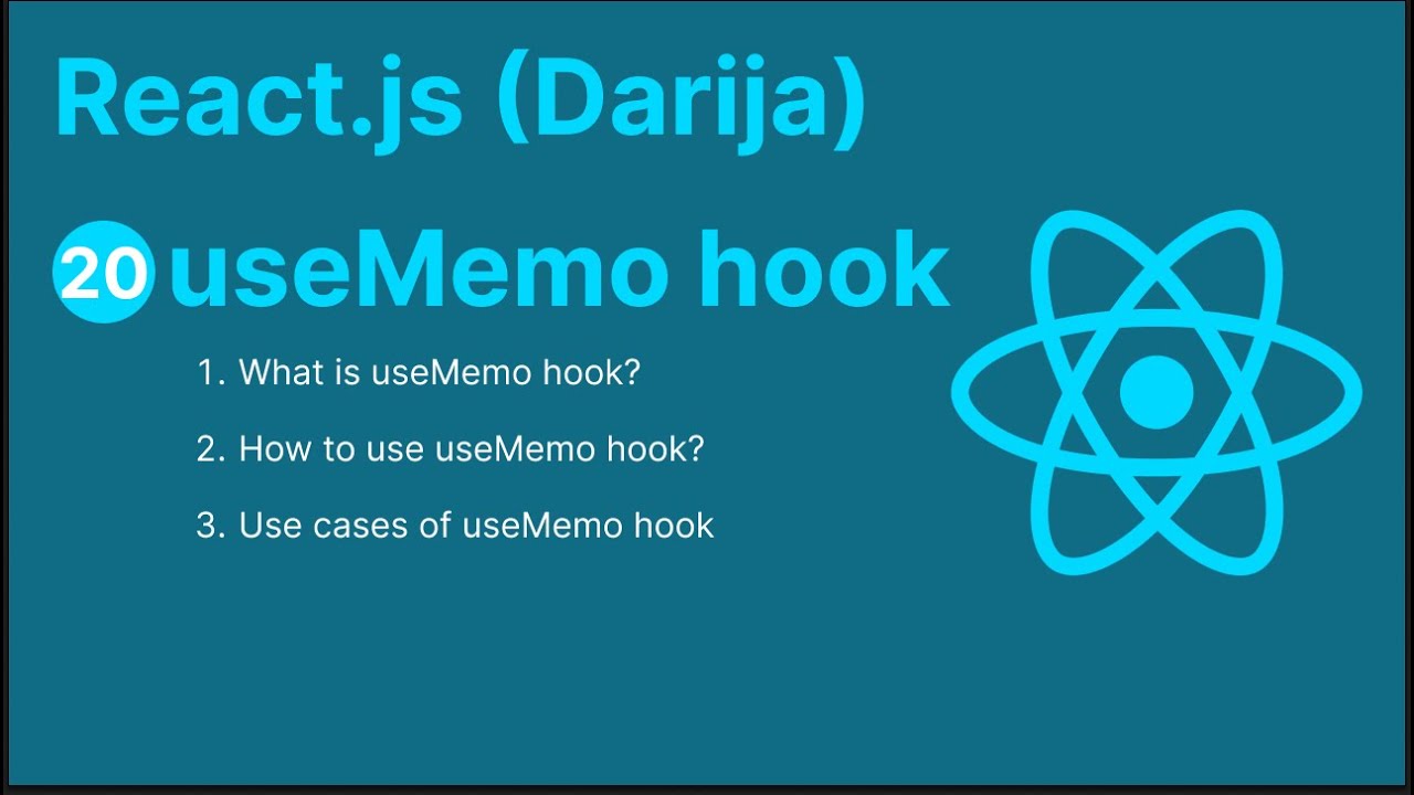 20- React JS (Darija) - useMemo hook - YouTube