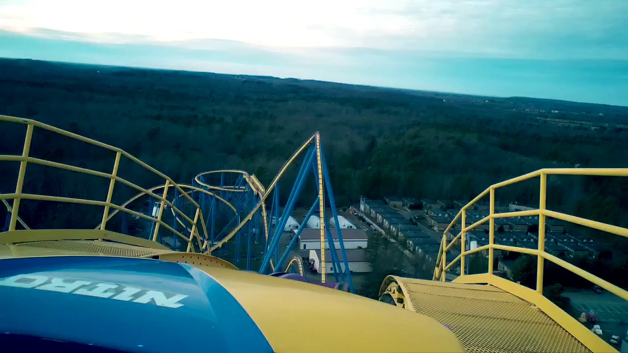 Nitro at Six Flags Great Adventure HD POV~B&M Hyper Coaster - YouTube