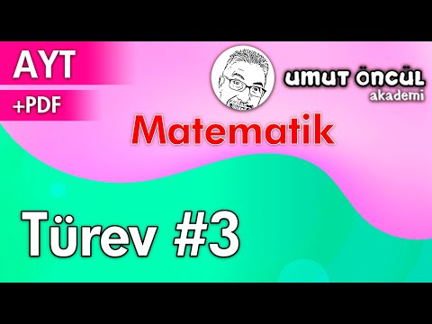 Matematik | AYT | Türev #3 | +PDF