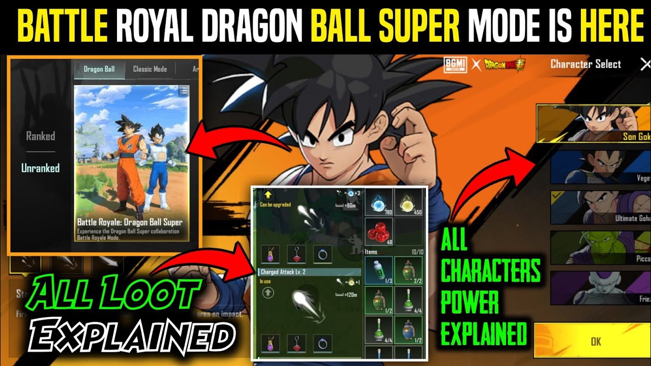 Battle Royale : Dragon Ball Super Mode is Here 🤩🤩 New Dragon Ball map ...