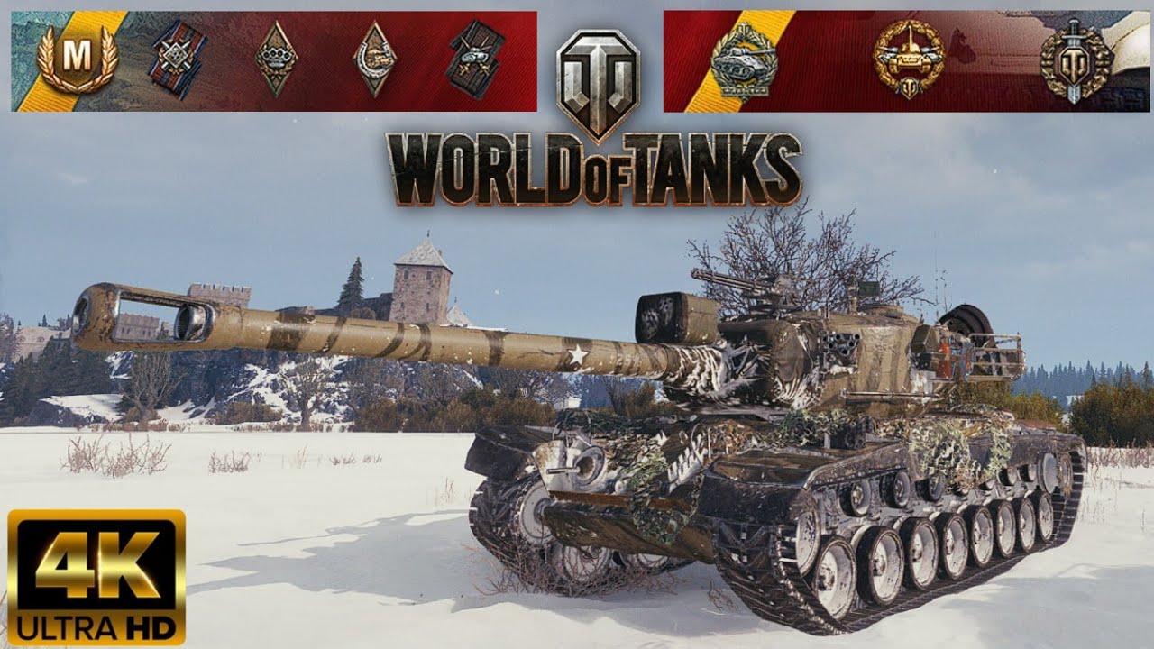 T30 - Erlenberg map - 9 kills - 7K damage World of Tanks replay 4K ...