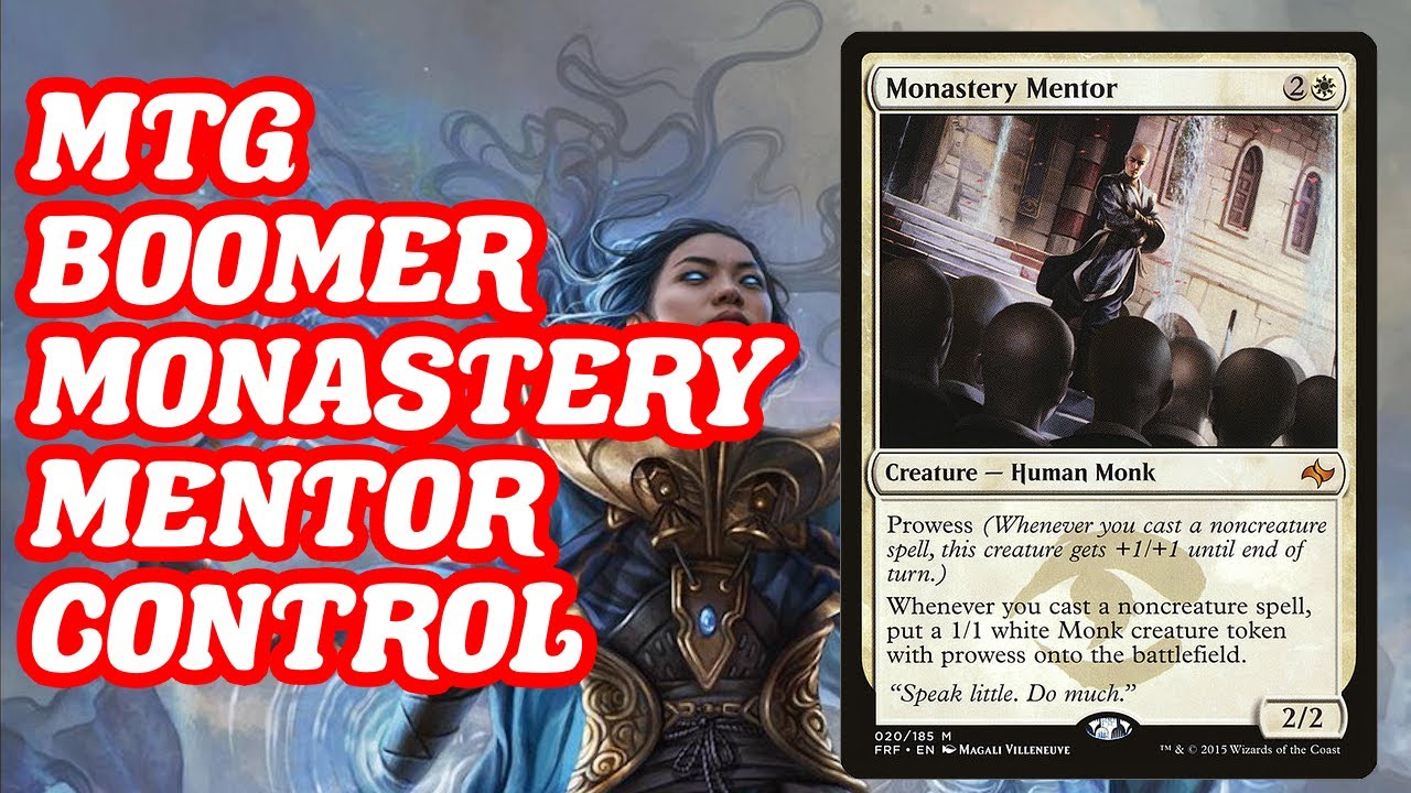 MTG BOOMER MONASTERY MENTOR CONTROL! Legacy Azorious control MTG - YouTube