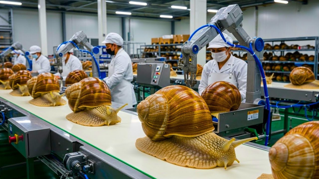 Inside a Luxury Escargot Factory: Processing Millions of Snails into ...