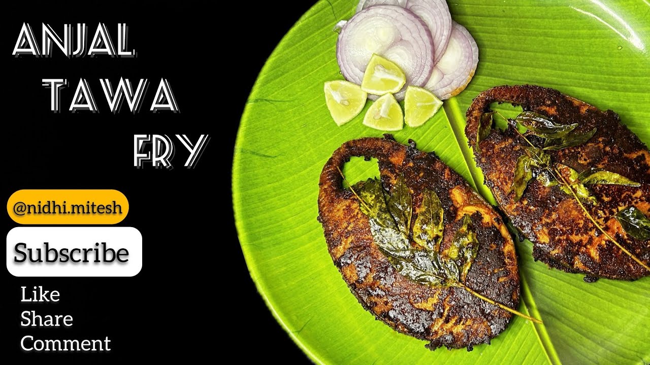 Anjal/king Fish/ seer Fisg Tawa Fry | simple & easy fish fry Recipe ...