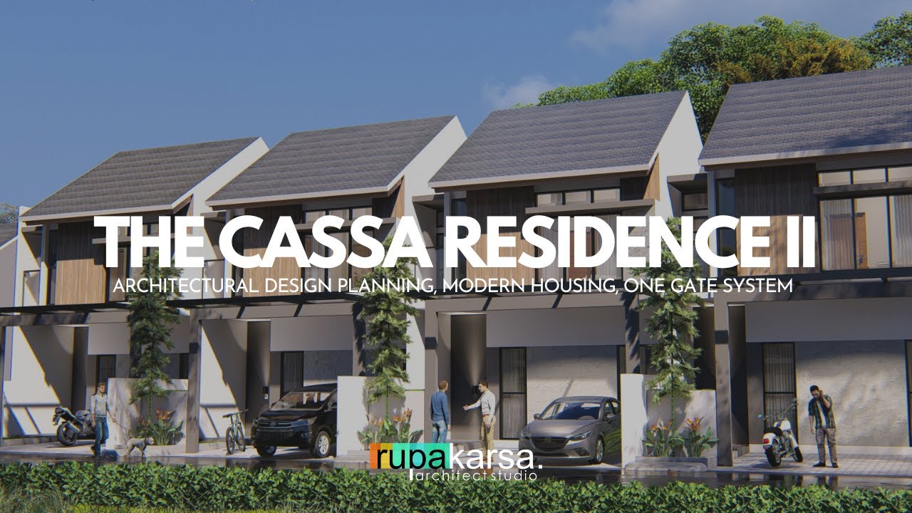 Desain Perumahan Minimalis Modern - The Cassa Residence II - YouTube