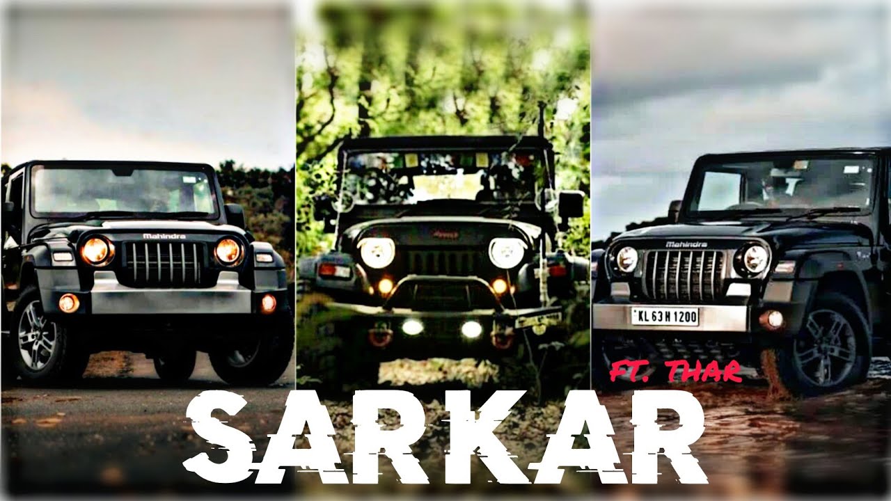 THAR 😈👿sarkar 2k edit।ft.thar best WhatsApp status🔥 ever SARKAR ।CARZ ...