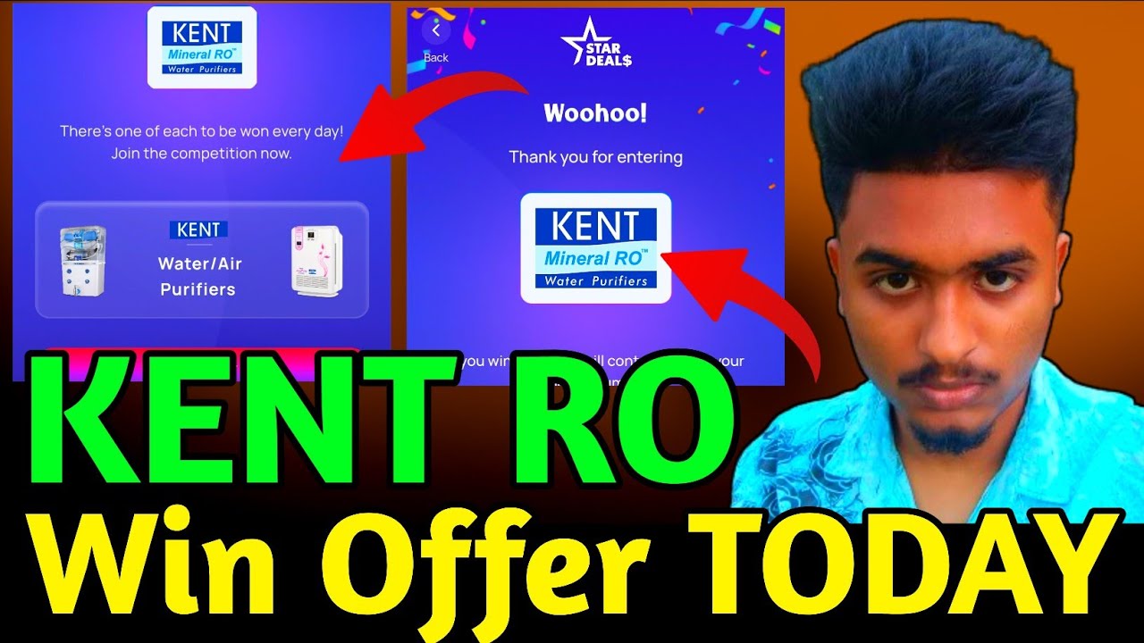 Win KENT RO New Offer | How To Participate KENT RO New Offer - YouTube