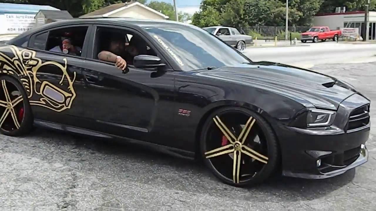 Custom Dodge Charger 504 Mafia Car Club Stuntworld\Stunfest BBQ - YouTube