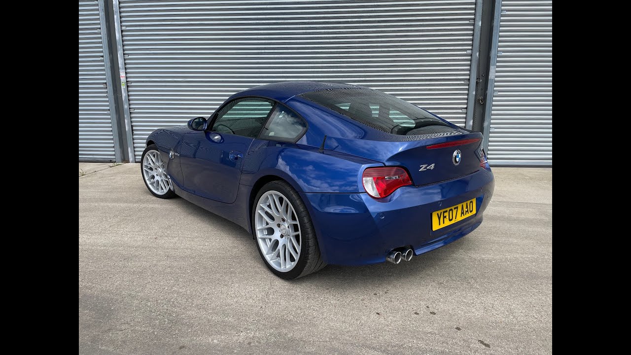 Clearance BMW Z4 Coupe 3l Si Sport in Montego Blue - YouTube