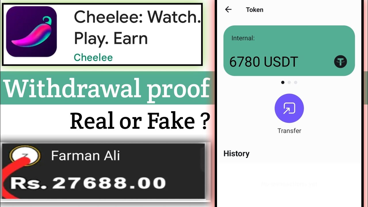 Cheelee App withdrawal proof//Cheelee App se paise kaise kamaye ...