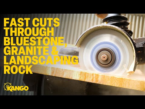 Cut Bluestone, Granite & More with Kango Segmented Diamond Blades