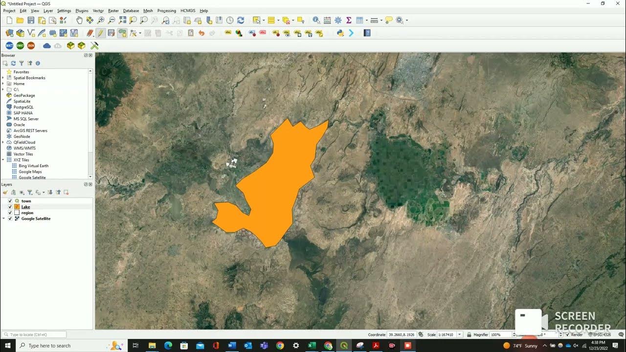 Creating new shapefile and digitization in QGIS - YouTube
