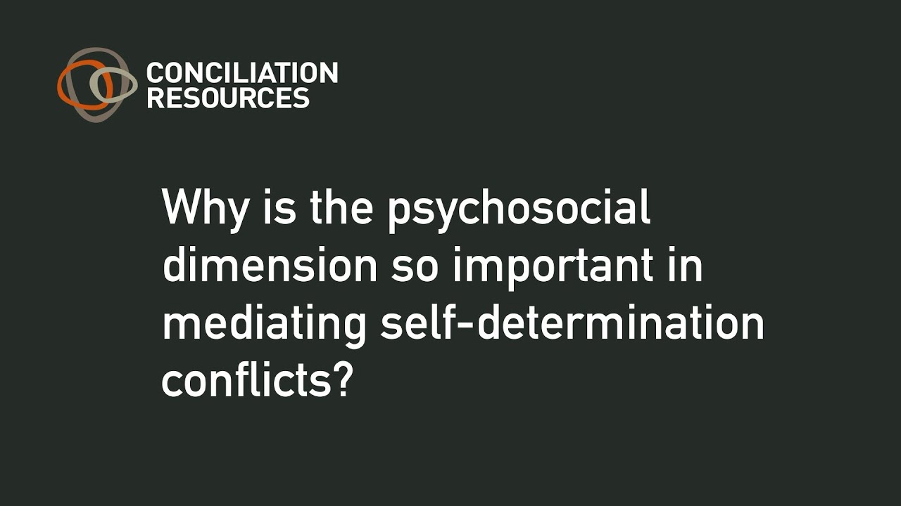 Why is the psychosocial dimension so important in mediating self ...