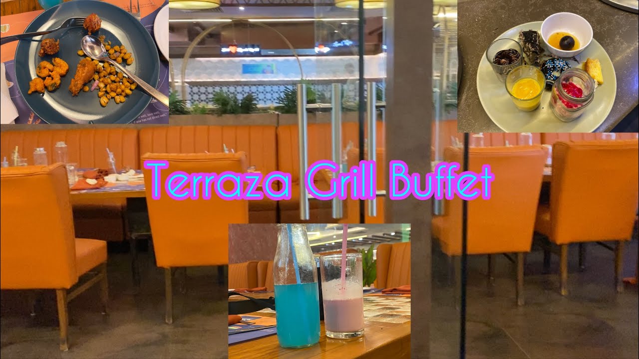 Terraza Grill Buffet restaurant - food vlog - YouTube