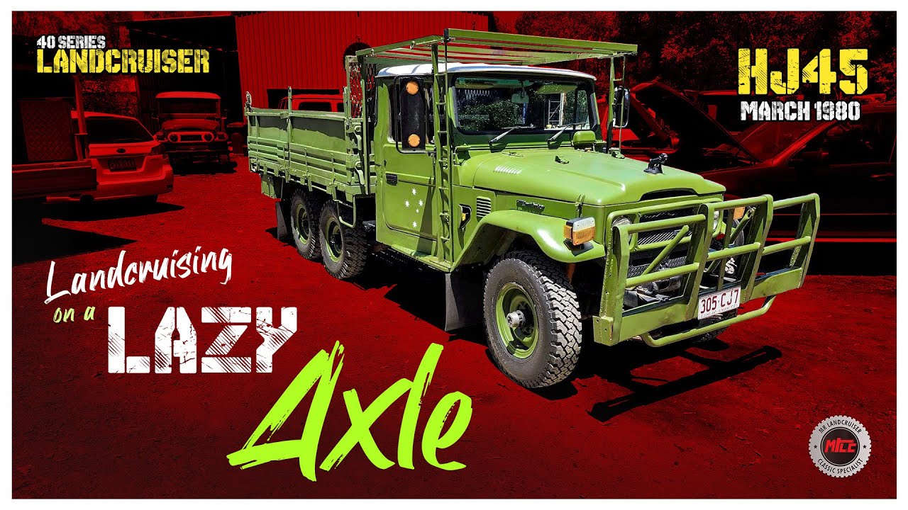 Land Yachting in a Lazy Axle HJ45 - Mr Landcruiser - YouTube