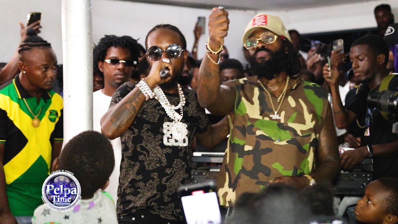 POPCAAN, 10TIK & Tarrus Riley surprise the kids AT Popcaan OFF TO ...