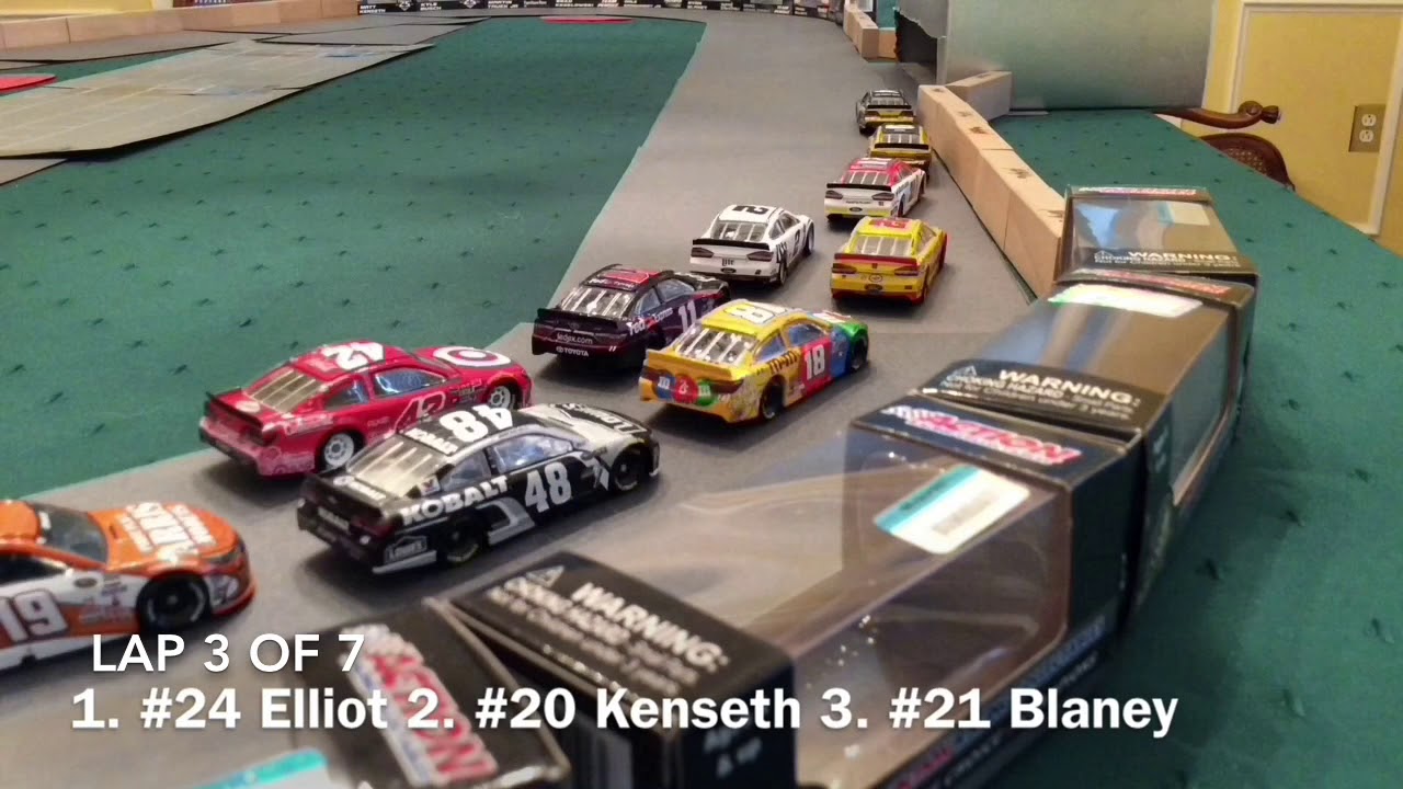 NASCAR Stop Motion Race at Daytona Kraft Cup Series - YouTube