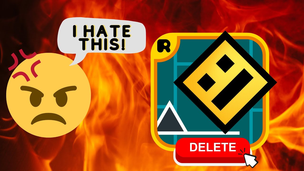 Trying a Geometry Dash Challenge *GONE WRONG* - YouTube