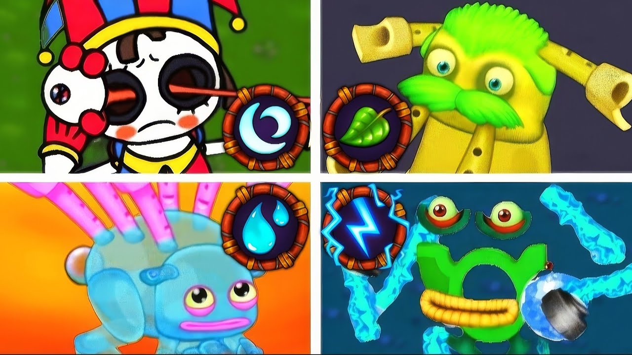 My Singing Monsters Mix | Best Monsters Fusions and Swap Elements ...