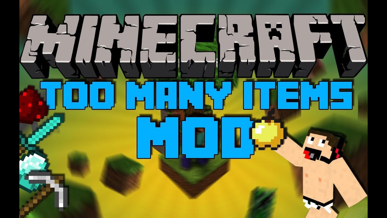 Minecraft Mods: Como Instalar y Descargar Too Many Items Mod para ...