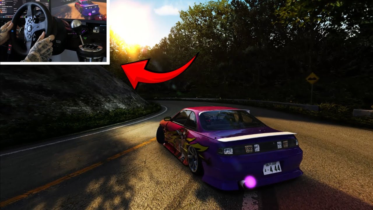 S14 & Difficult Touge Track (Assetto Corsa) - YouTube