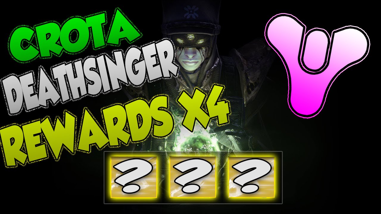 Destiny "Crota Rewards" x4 & "Deathsinger Rewards" x4 "Exotic Rewards ...