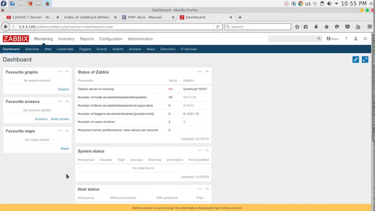 7 ZABBIX monitoring servers and network devices - YouTube