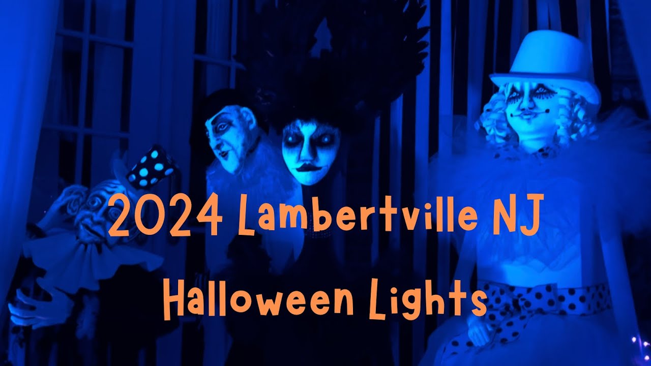 2024 Halloween Lights, Lambertville NJ - YouTube