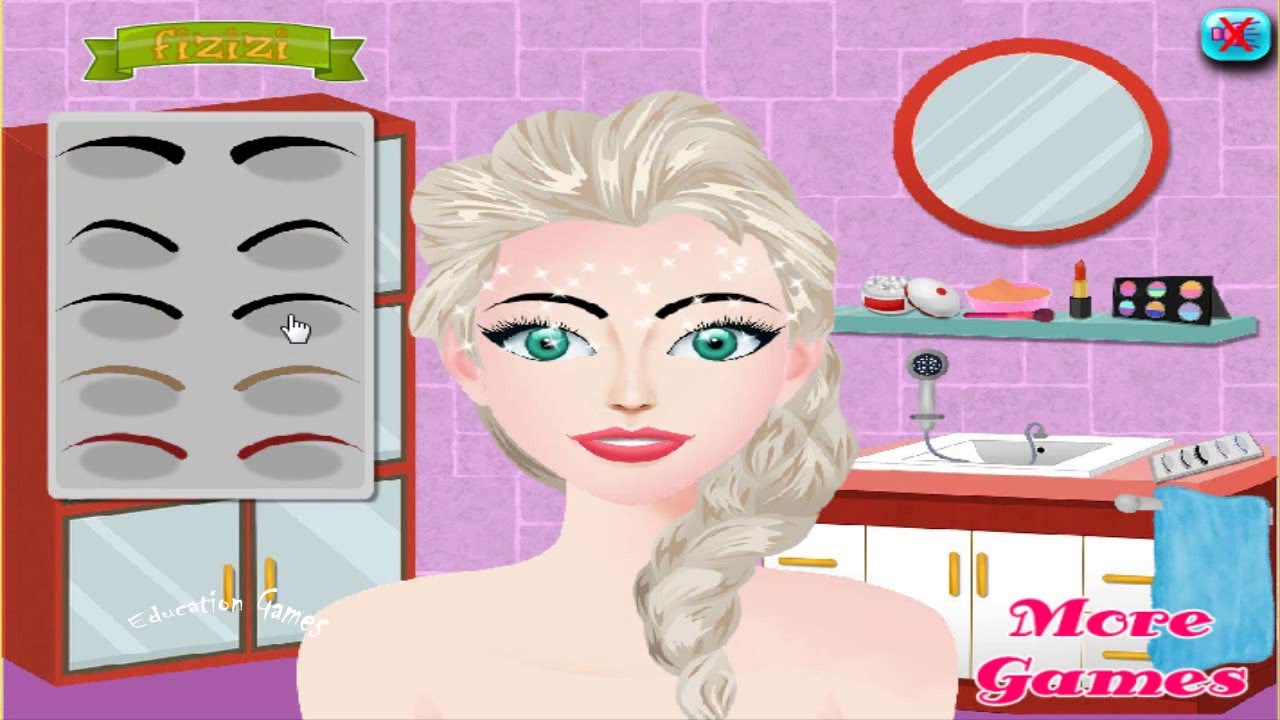 Elsa Party Makeup makeup games elsa party makeup - YouTube