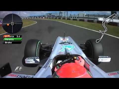 Michael Schumacher Onboard en el circuito de Suzuka / Japanese GP 2010