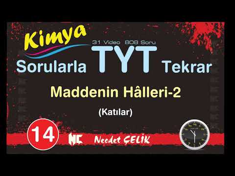 14 - TYT Kimya | Maddenin Halleri-2 | Katılar | Sorularla TYT Tekrar