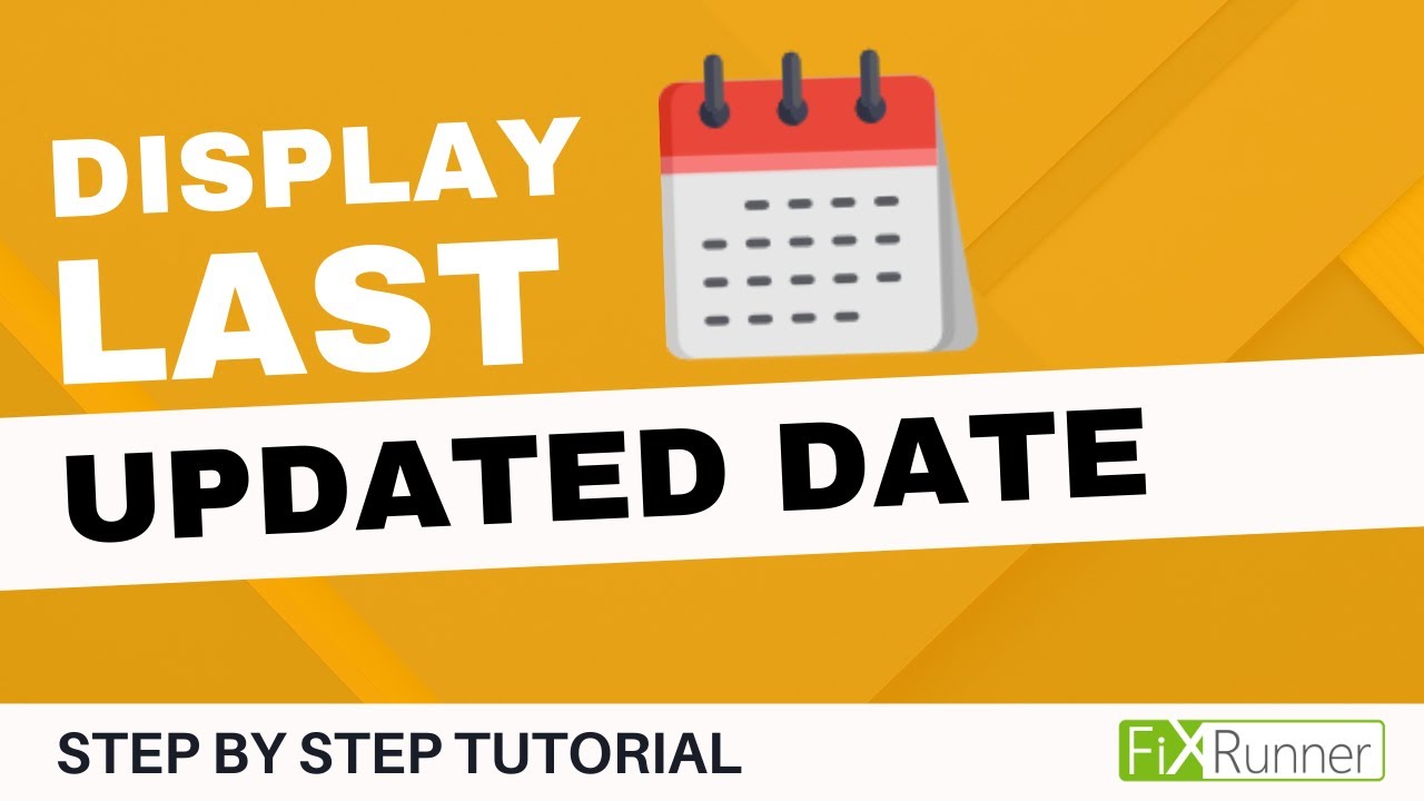 How to Display the Last Updated Date of Your Posts in WordPress - YouTube