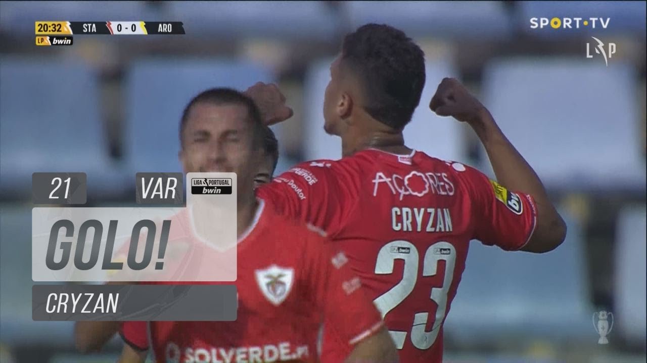 Goal | Golo Cryzan: Santa Clara (1)-0 FC Arouca (Liga 21/22 #13) - YouTube