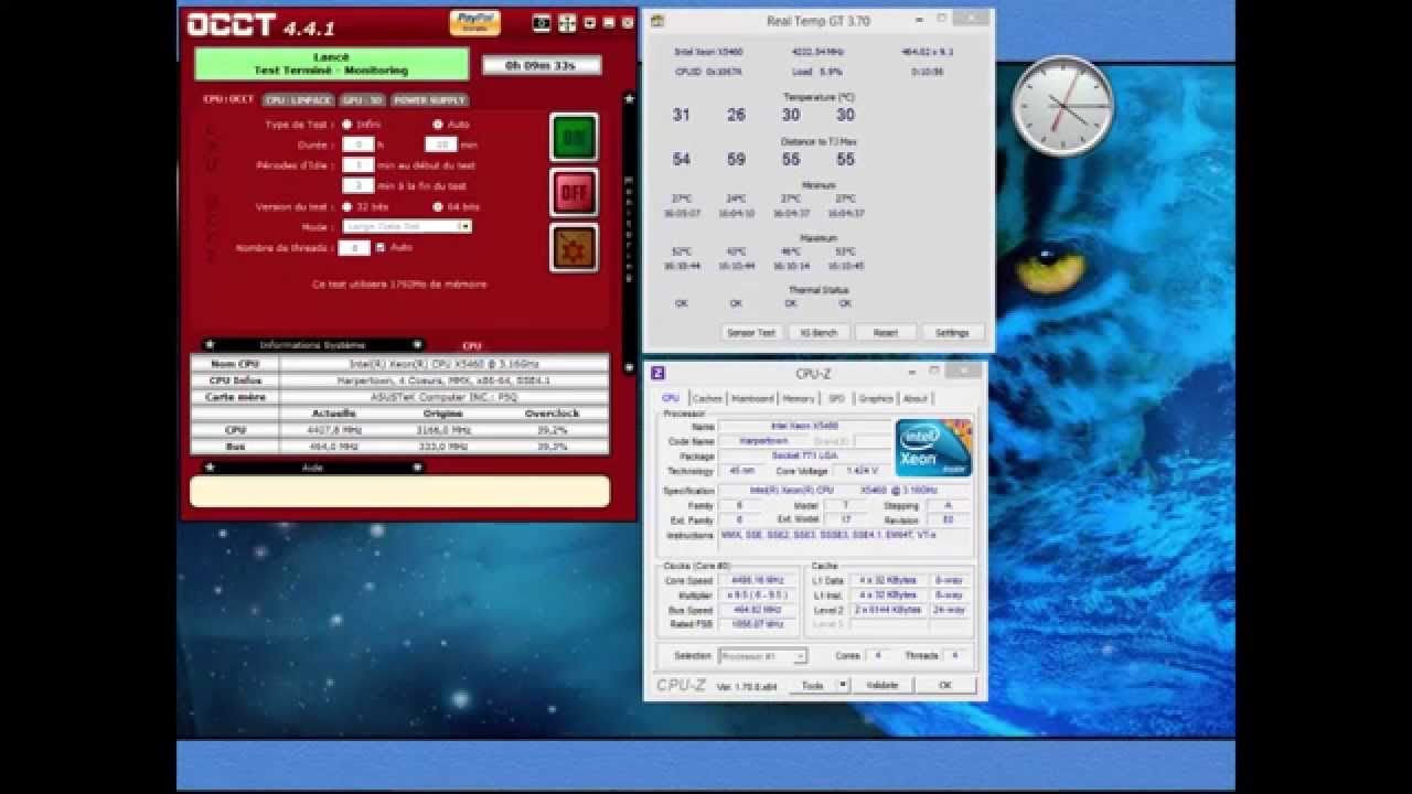Intel Xeon X5460 3,16GHz @ 4,40GHz - YouTube