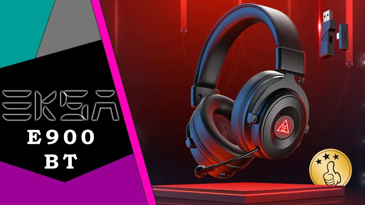 Eksa E900 BT 🎧 Słuchawki 2.4ghz + BT warte uwagi / Recenzja 4K - YouTube