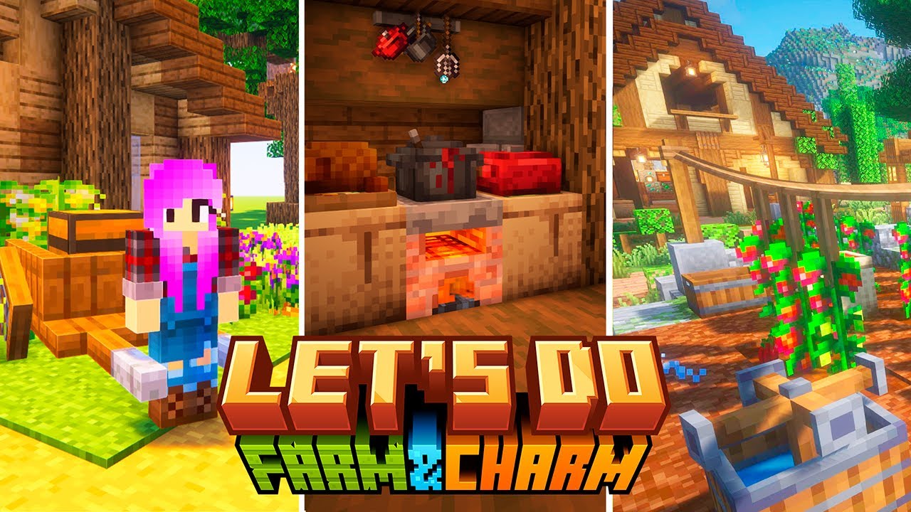 [LET'S DO] FARM & CHARM: NOVA ATUALIZAÇÃO DA FAZENDA DO MINECRAFT ...