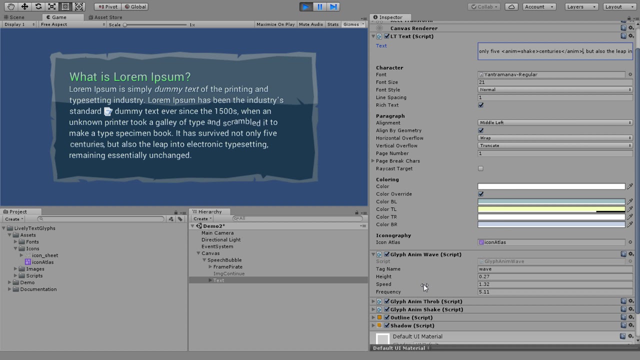 Lively Text Glyph Editor Demonstration - YouTube