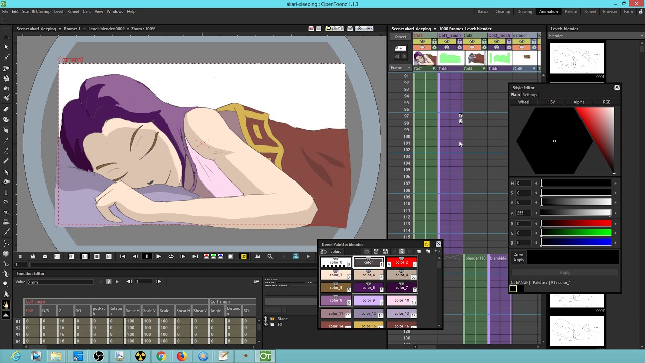 2018 07 21 OPENTOONZ editing external images and linking levels - YouTube