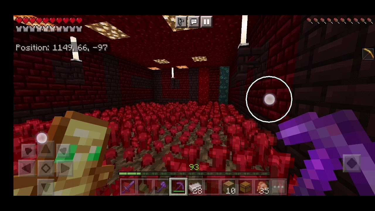 #Minecraft1.18.1 my Nether wart field - YouTube