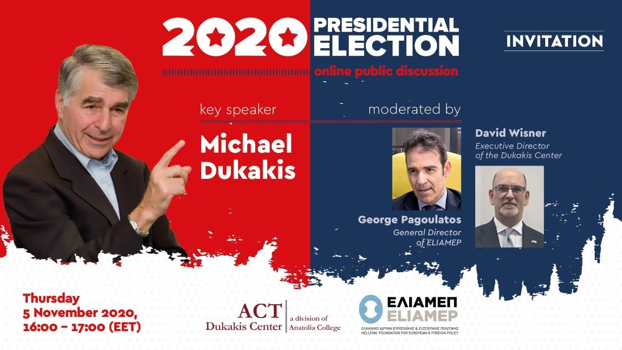 Michael Dukakis on the 2020 US Presidential Election - YouTube
