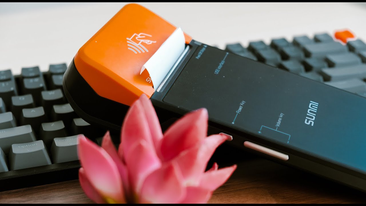 Sunmi V2 Pro with Laser Scanner and other portable hardware - YouTube