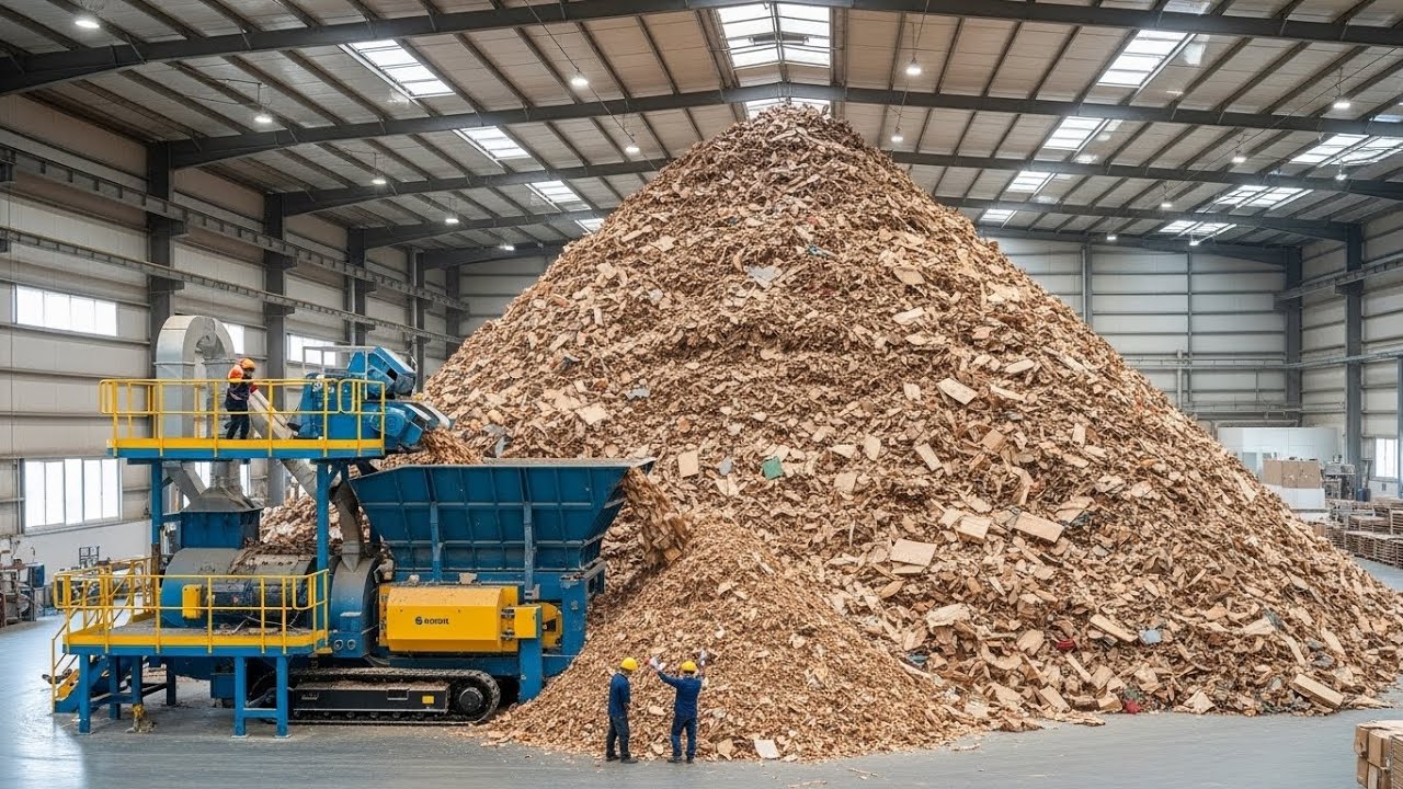 Inside a Recycled Wood Factory: How Wood Waste Is Transformed Into MDF ...