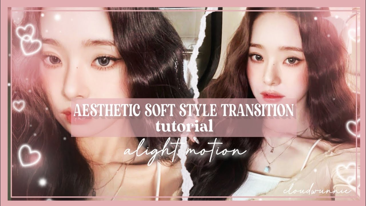 ⋆𓈒aesthetic soft style transition tutorial♪⋆₊˚🪷 ‎||alight motion - YouTube
